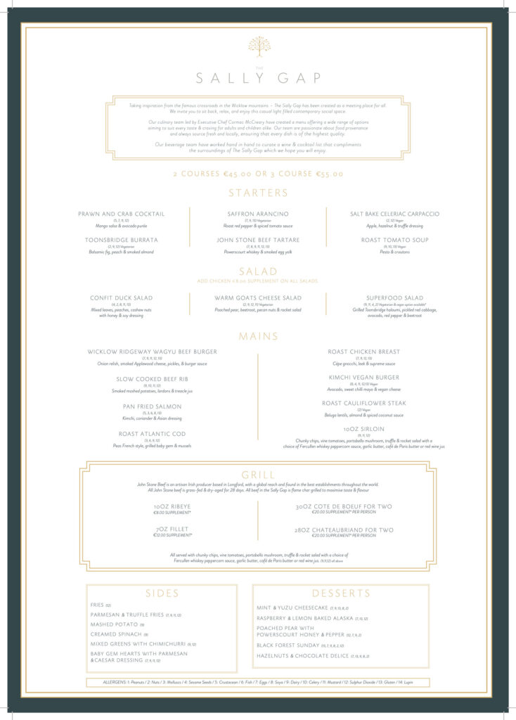 The Sally Gap opens at Powerscourt Hotel Resort Spa